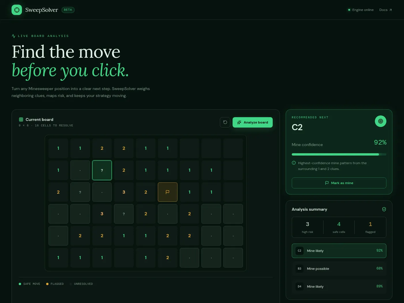 SweepSolver Tool