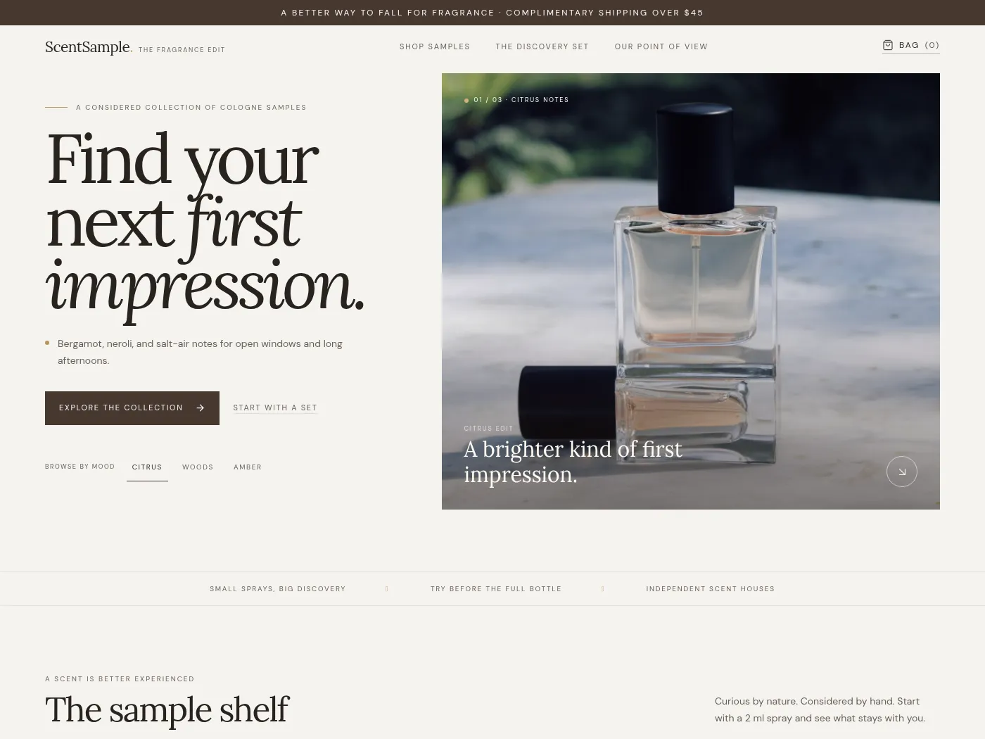 ScentSample Shop