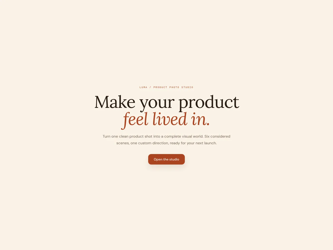AI Product Photo Studio