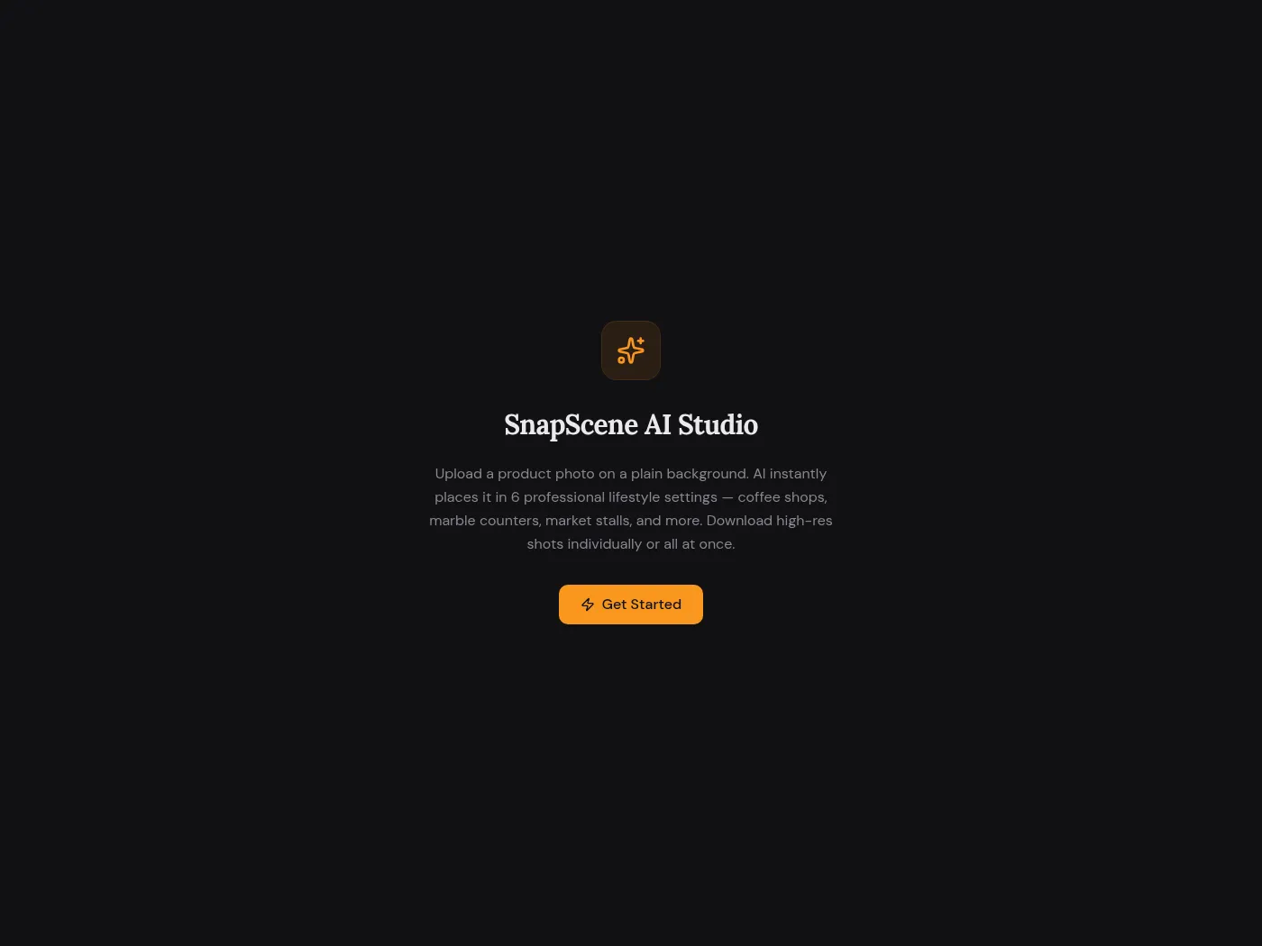 SnapScene AI Studio