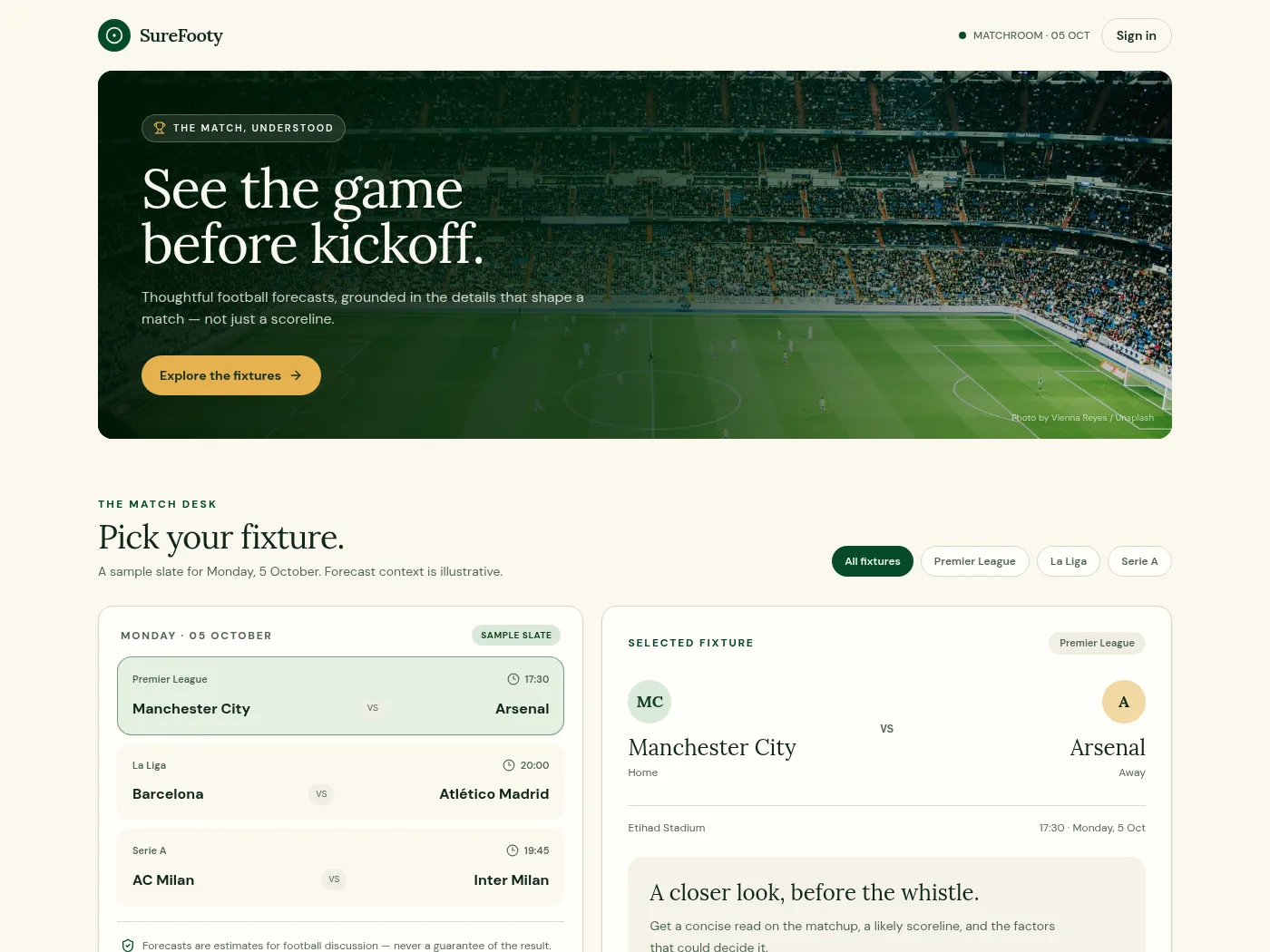 SureFooty Predictor