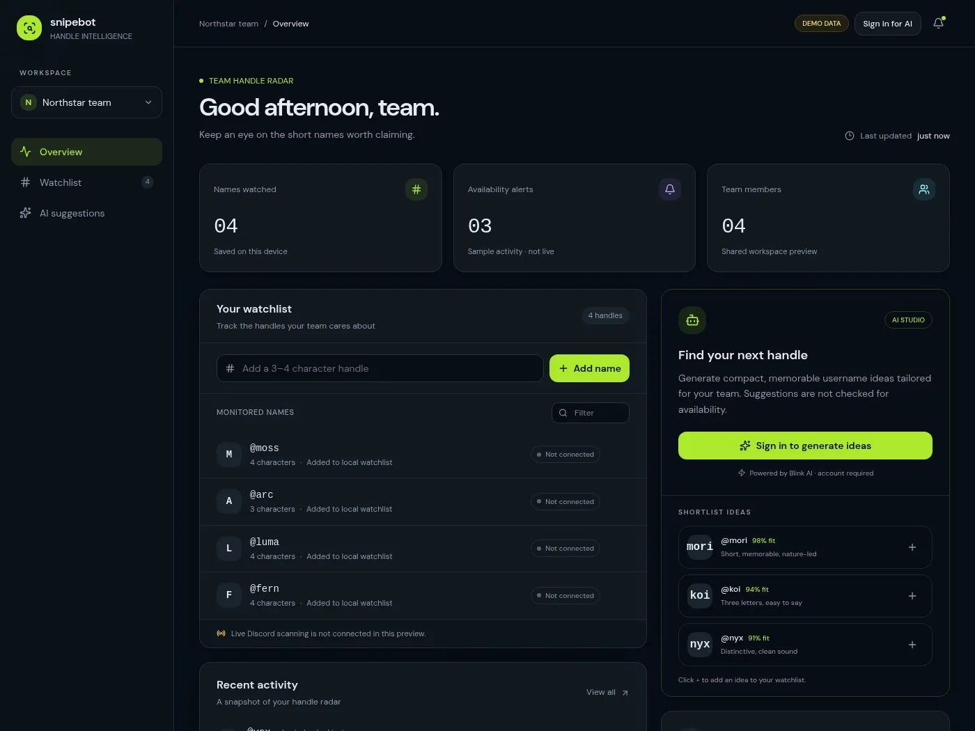 Discord SnipeBot AI