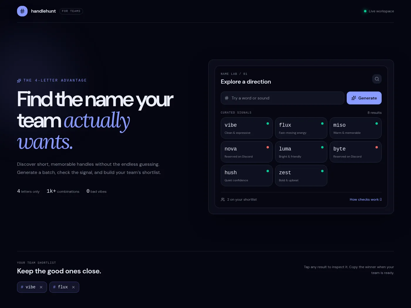 Discord Name Finder