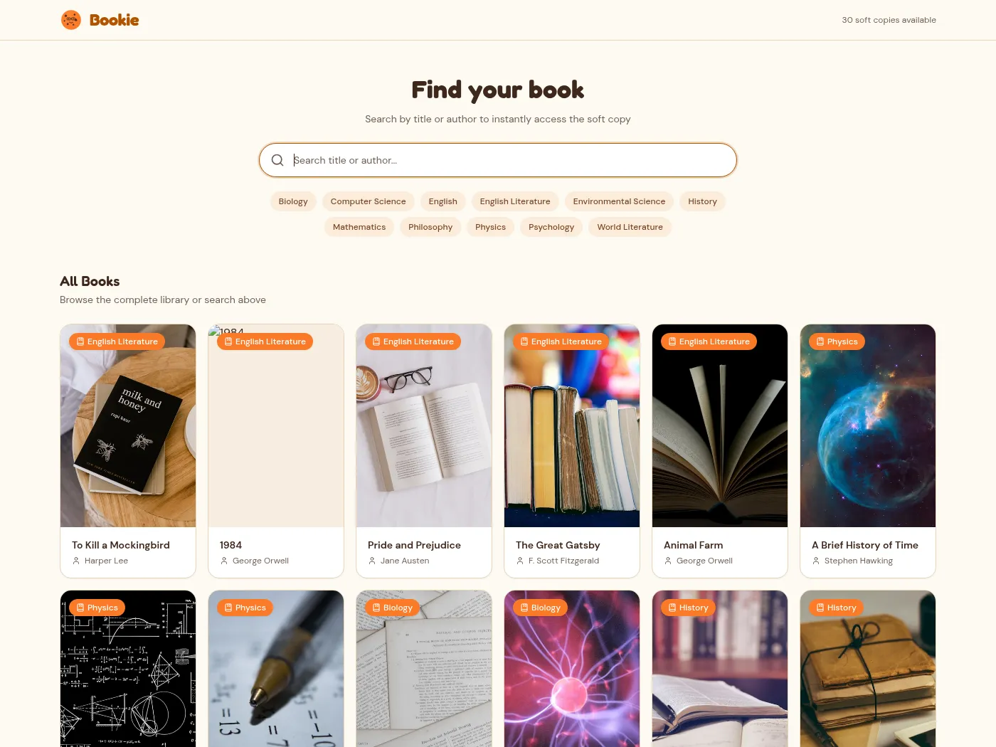 Bookie Offline Library