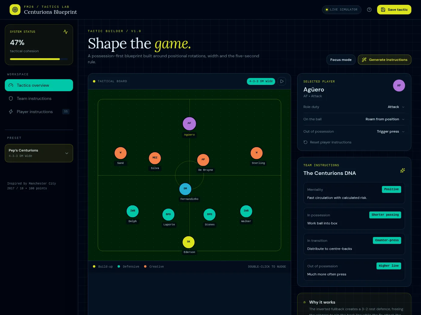 FM2026 Tactics Builder