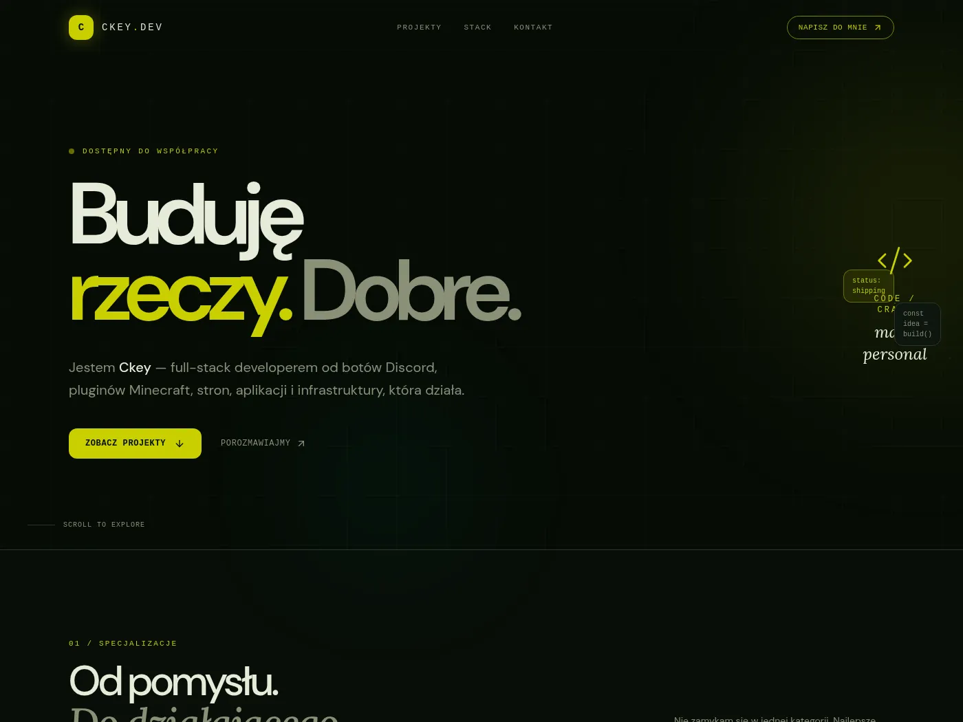 Ckey Portfolio Hub