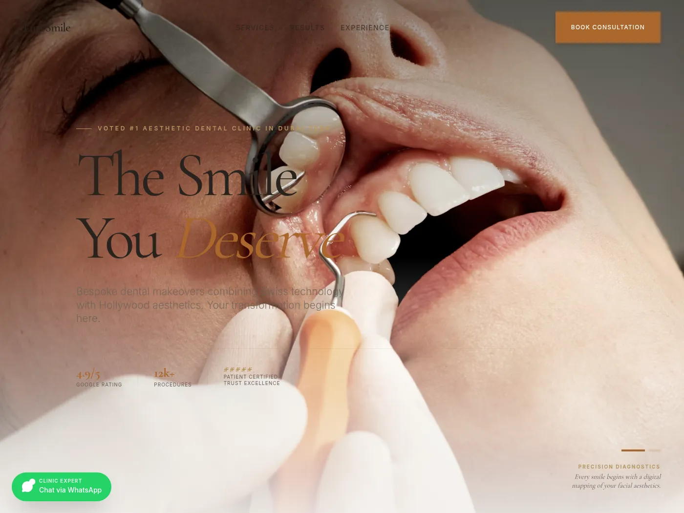 LuxeSmile Landing Page