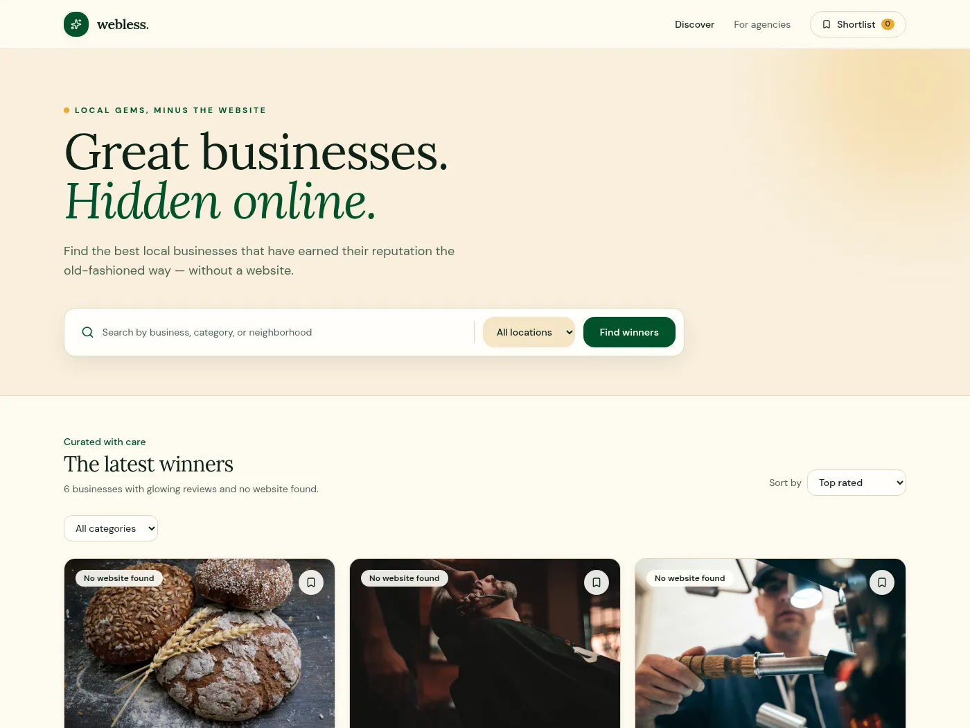 Webless Winners