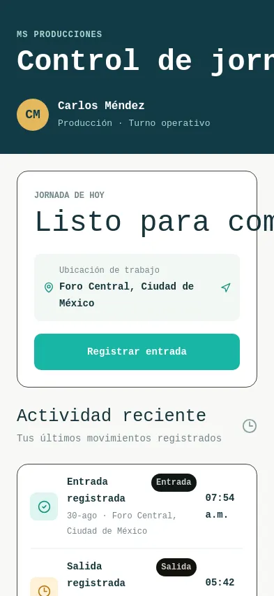 MS Entry Tracker