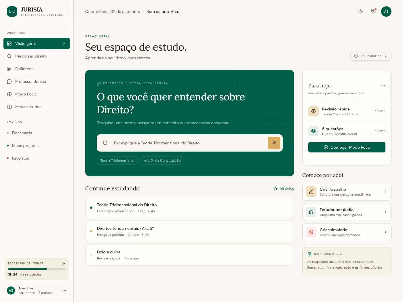 JURISIA Legal Intelligence App