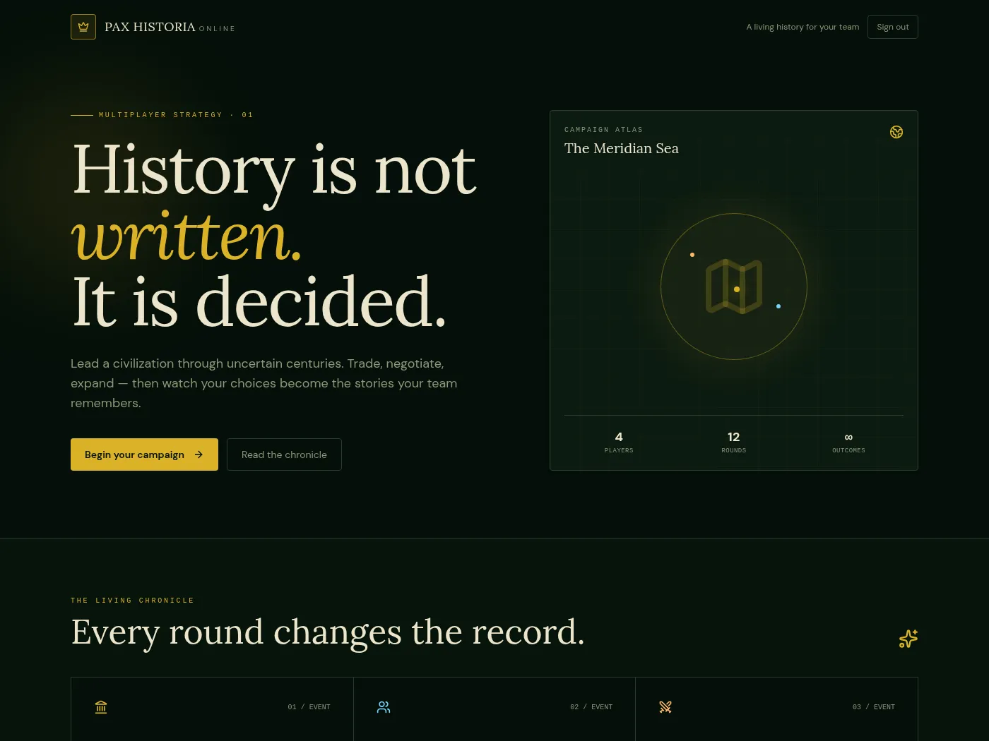 Pax Historia Online