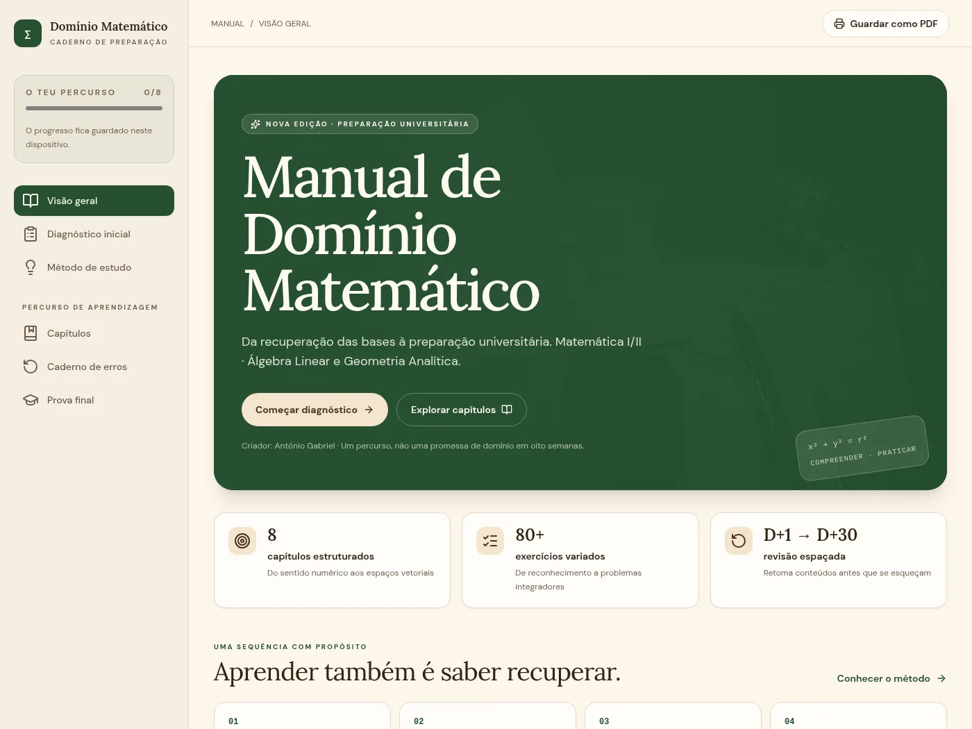 Domínio Matemático Avançado
