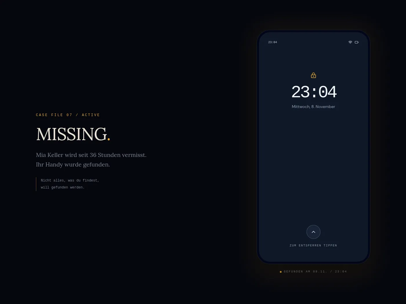 Missing Phone Mystery