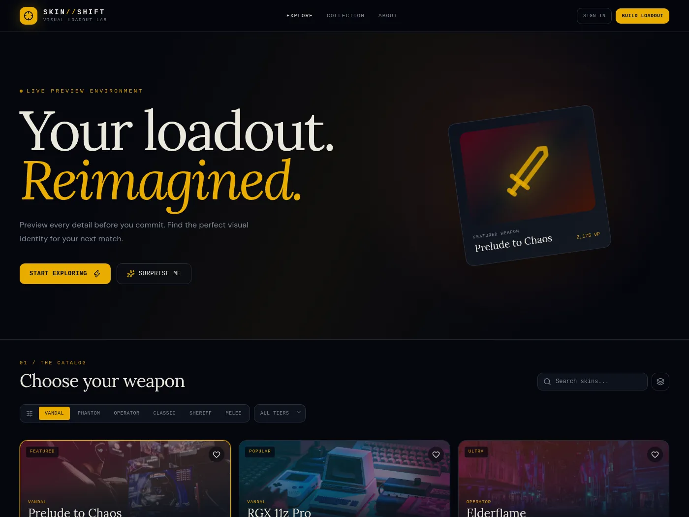 Valorant Visual Skins Hub