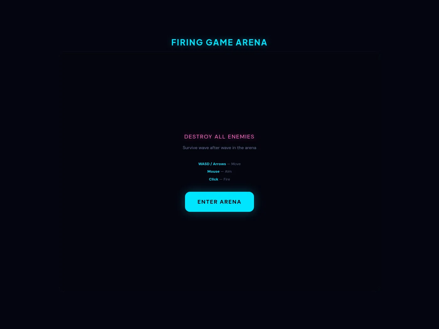 Firing Game Arena