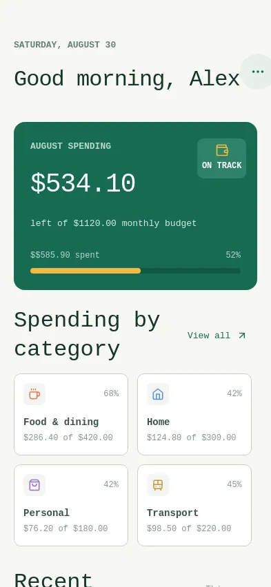 Pocket Budget Tracker