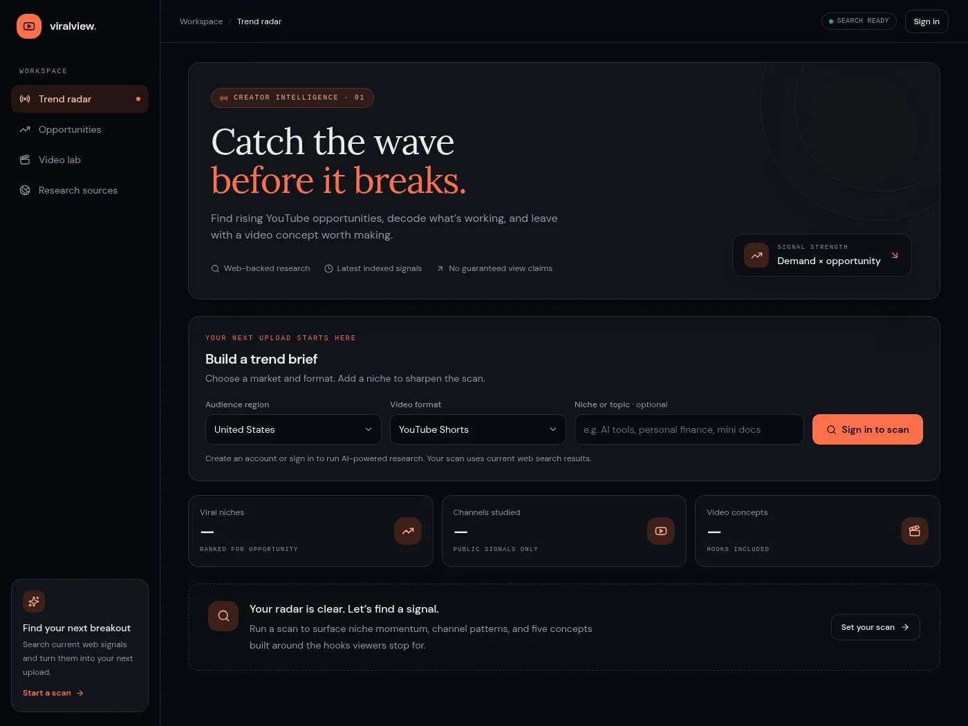 ViralView AI Trend Hunter