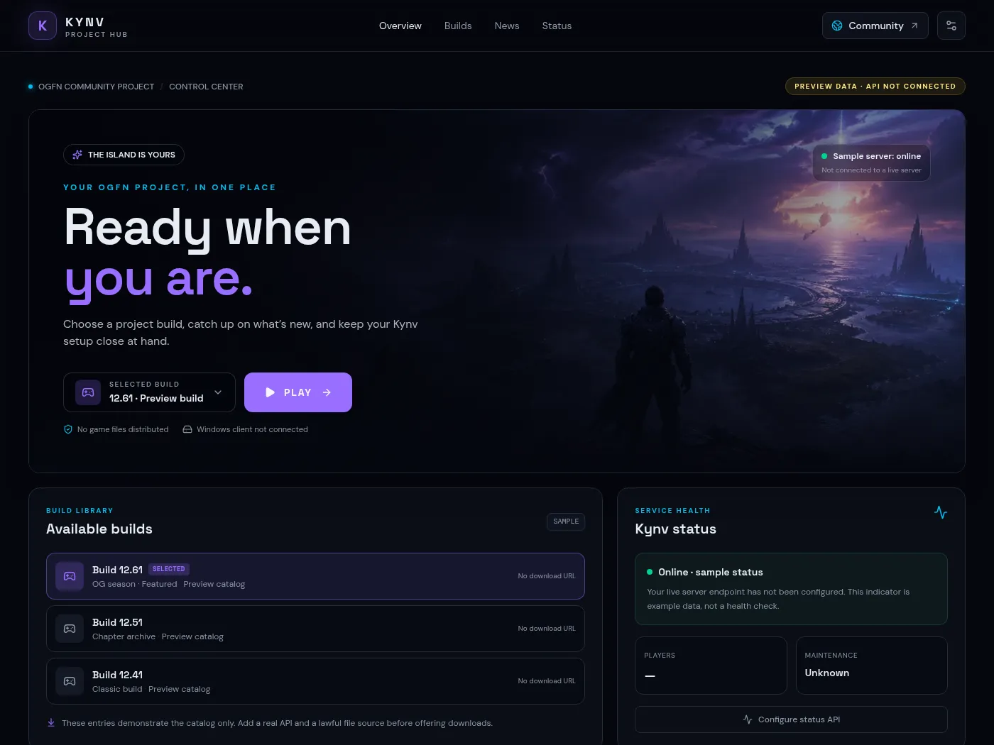 Kynv Game Launcher Suite