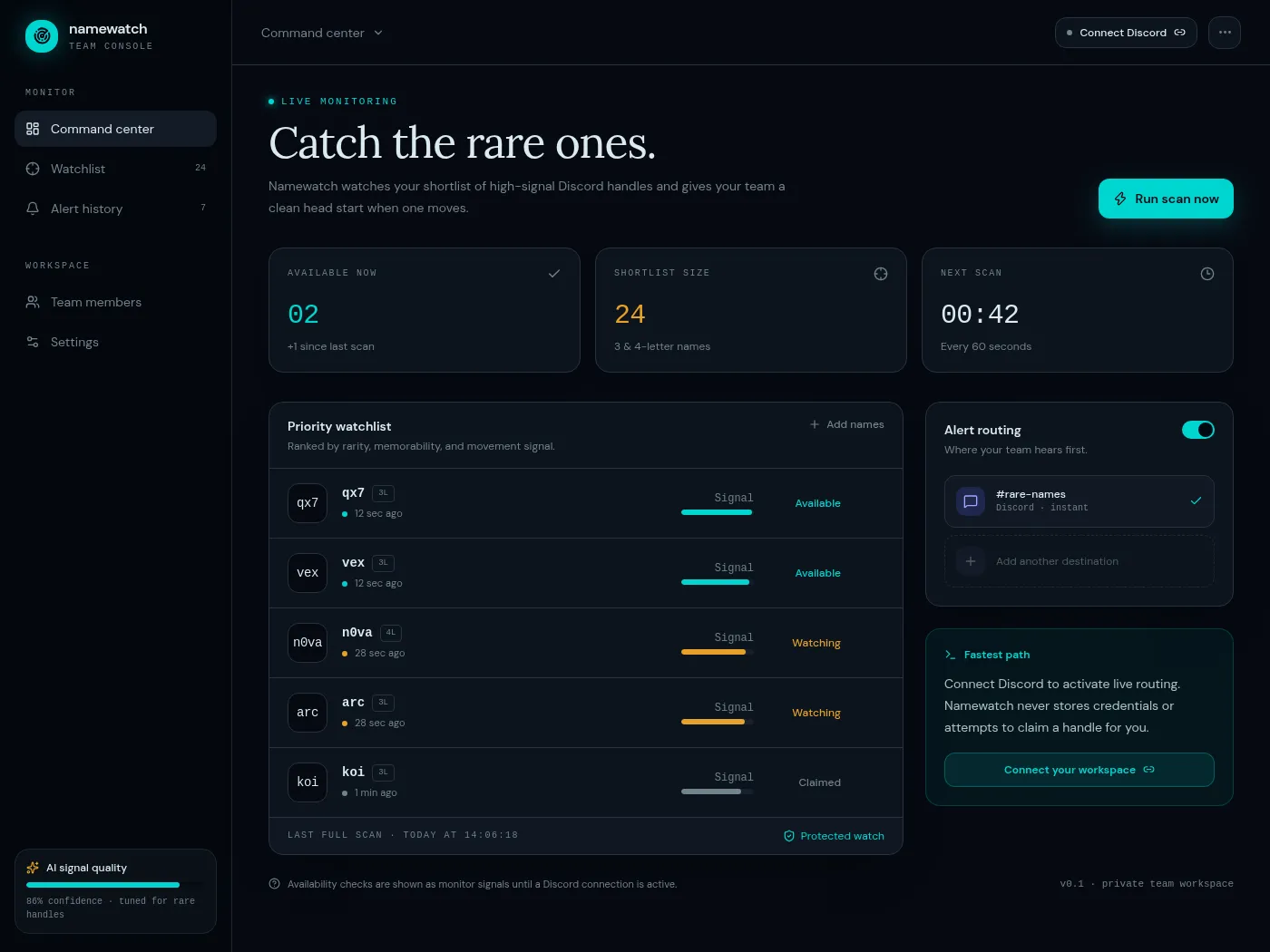 Discord Snipe Alert