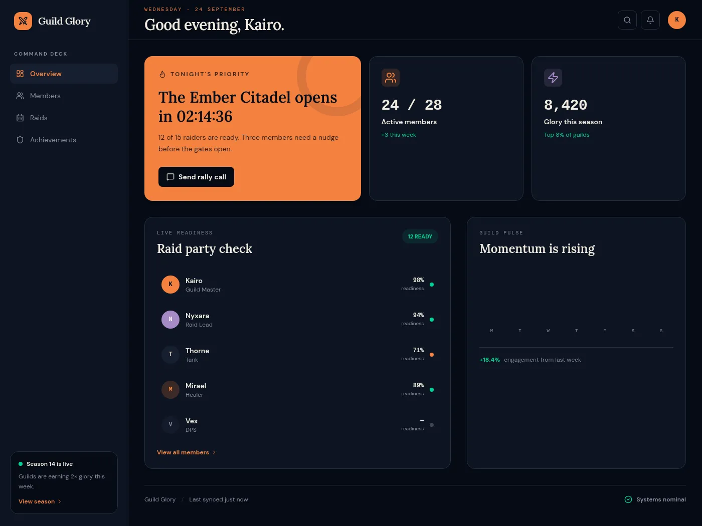 Guild Glory Bot
