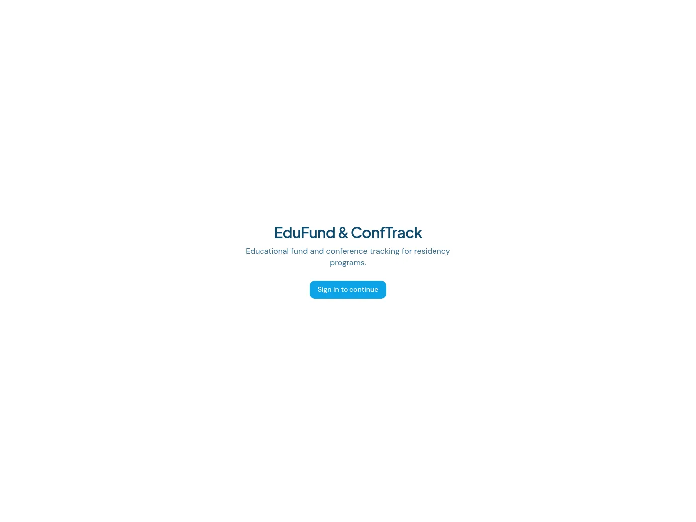 EduFund & ConfTrack