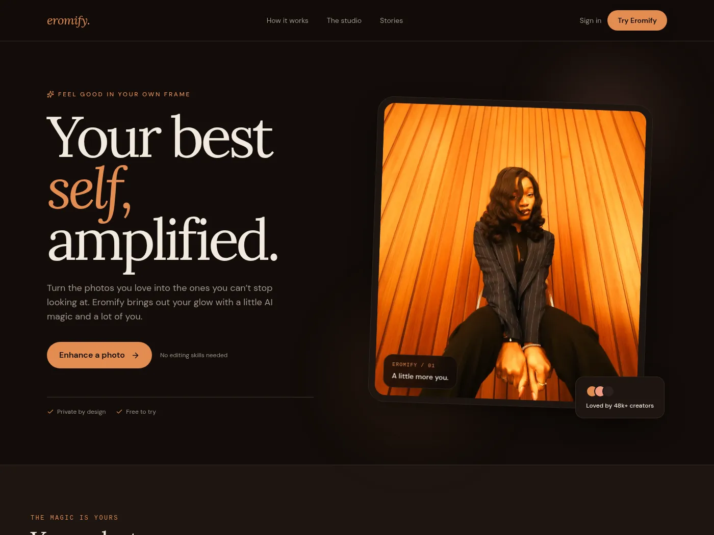 Eromify Clone Website