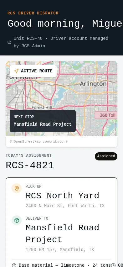 RCS Truckers App