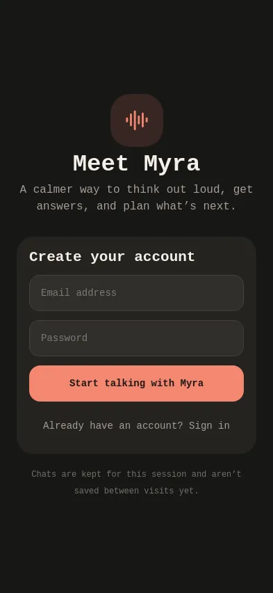 Myra AI Voice Assistant