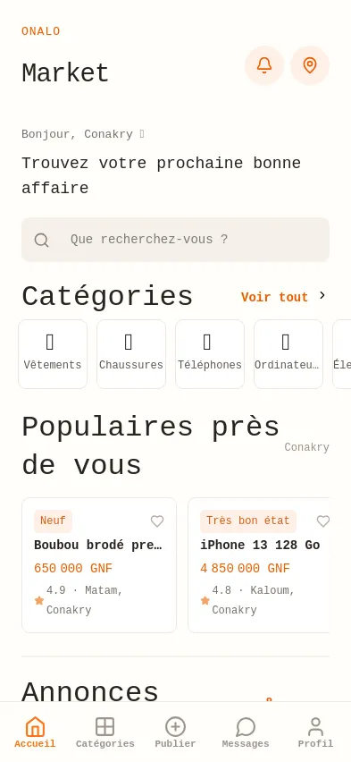 ONalo Market