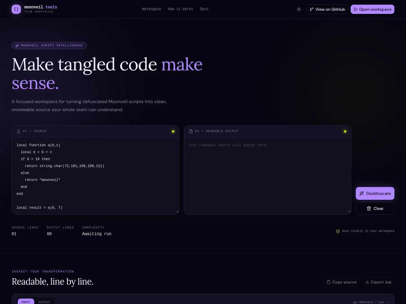 Moonveil Deobfuscator