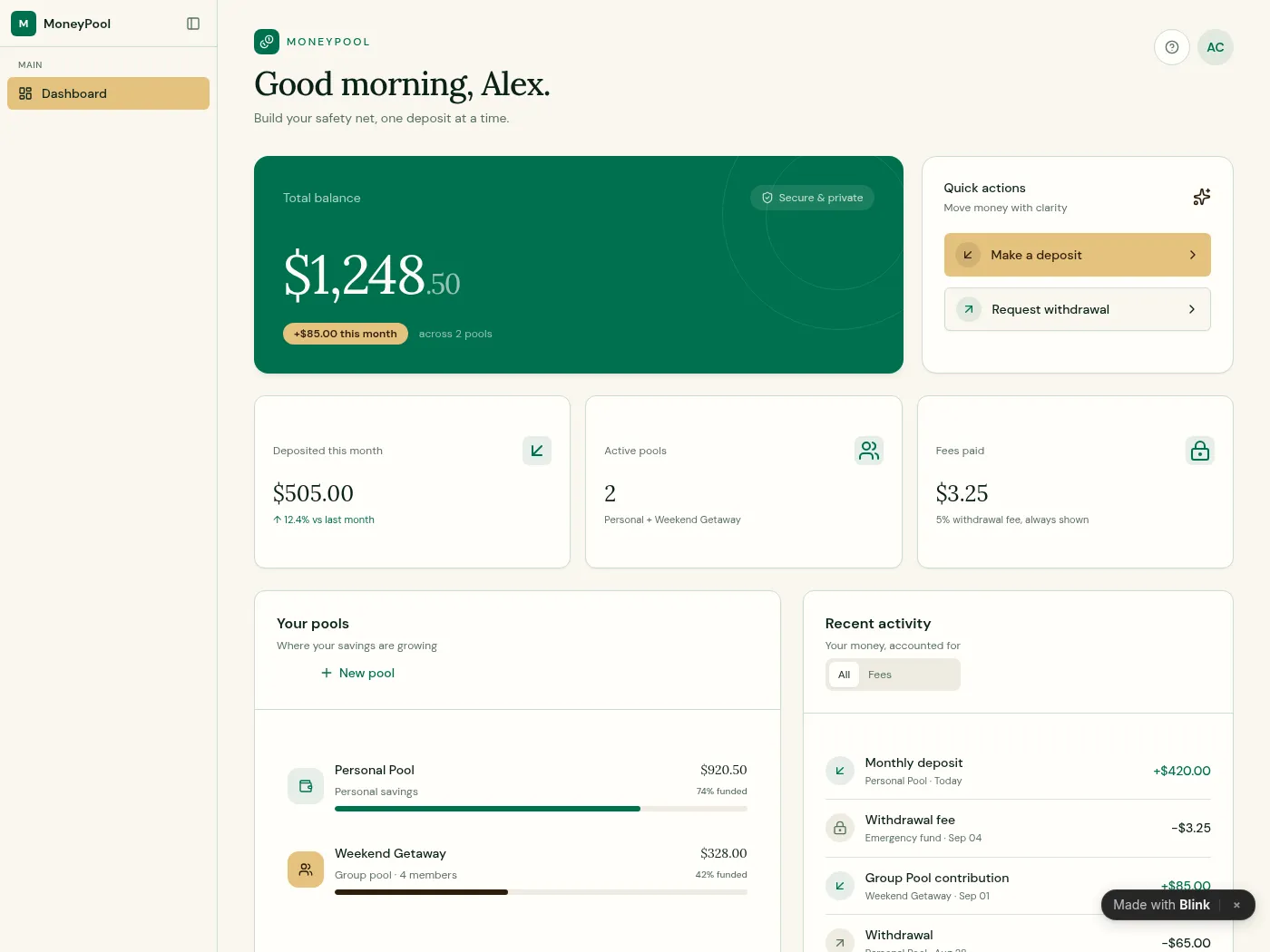 MoneyPool Savings Platform