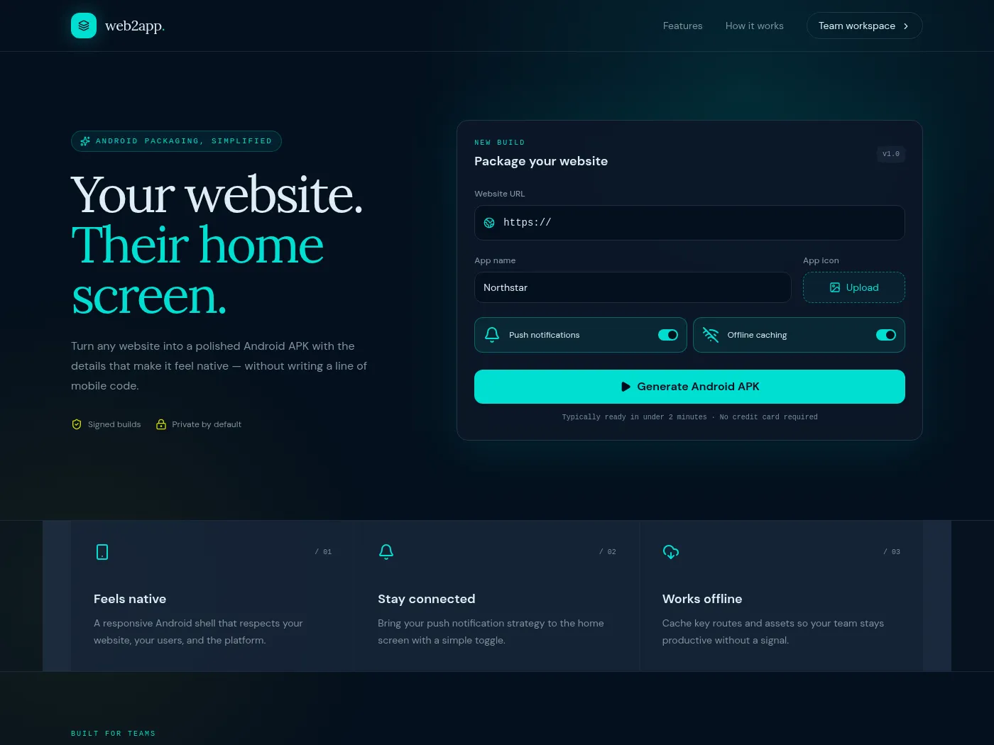 Web2App Converter
