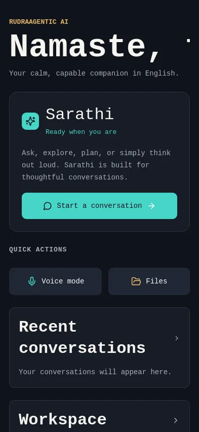 RudraAgentic AI Assistant