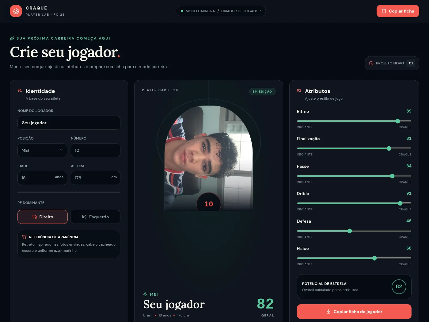 FC 26 Career Creator