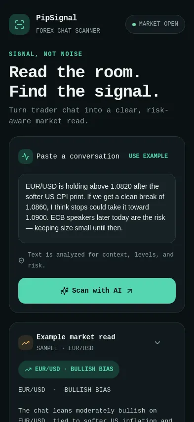 Forex AI Chat Scanner