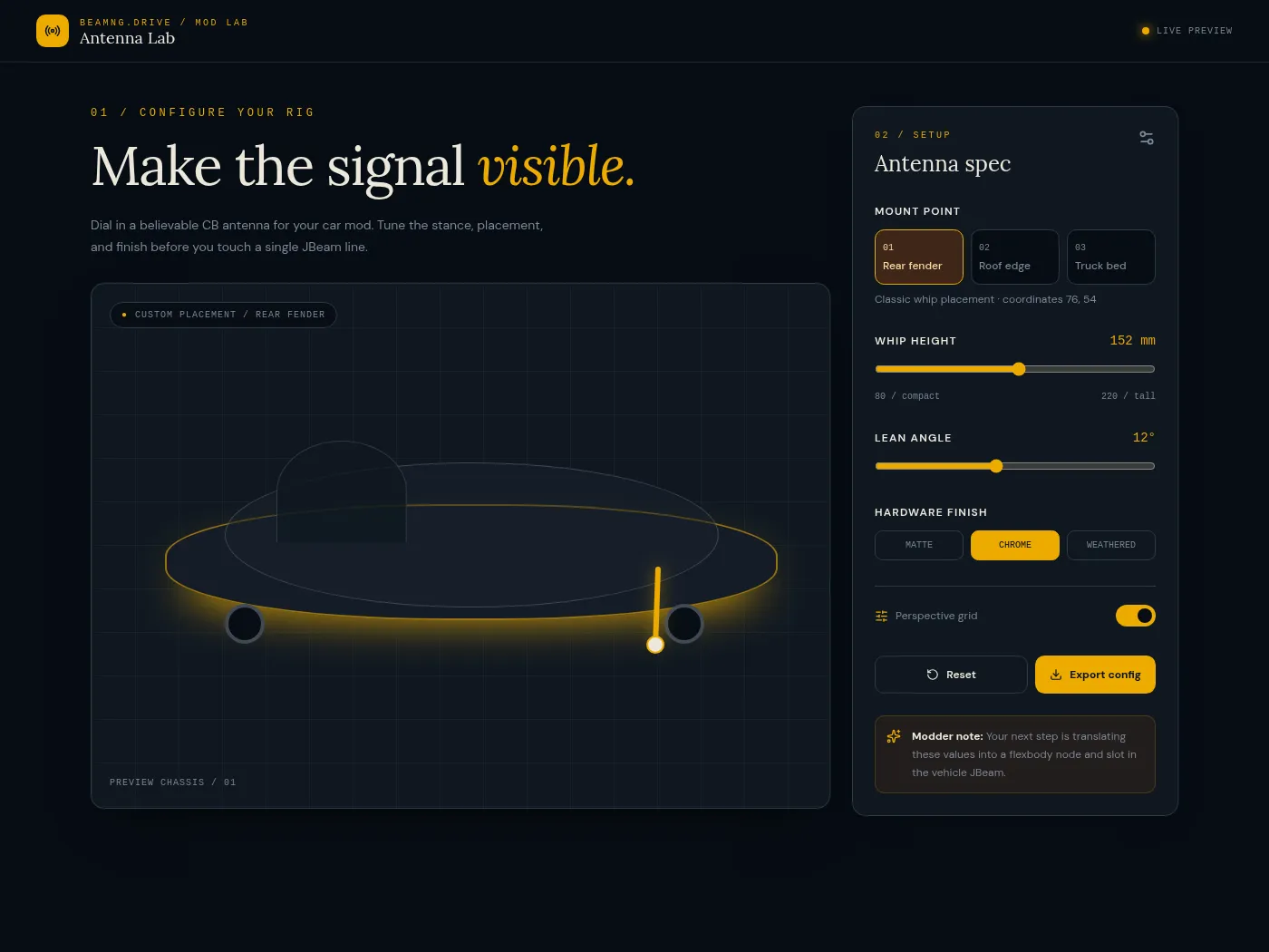 BeamNG CB Antenna Mod