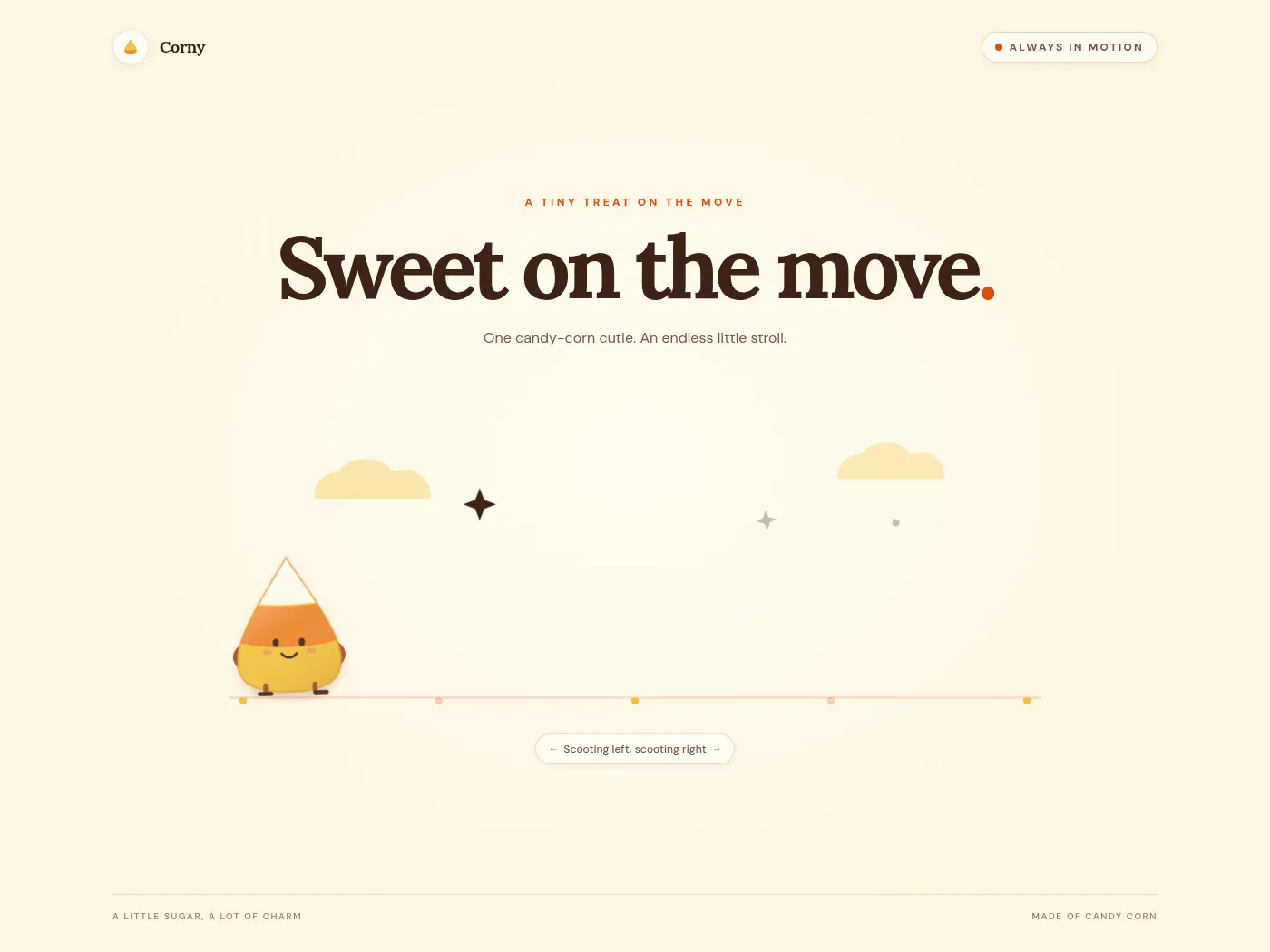 Candy Corn Slider