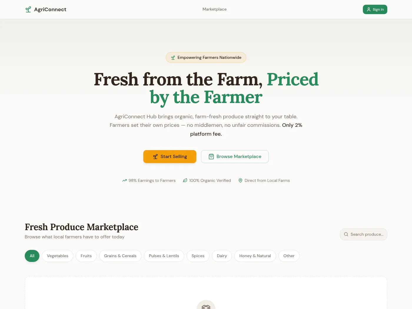 AgriConnect Hub