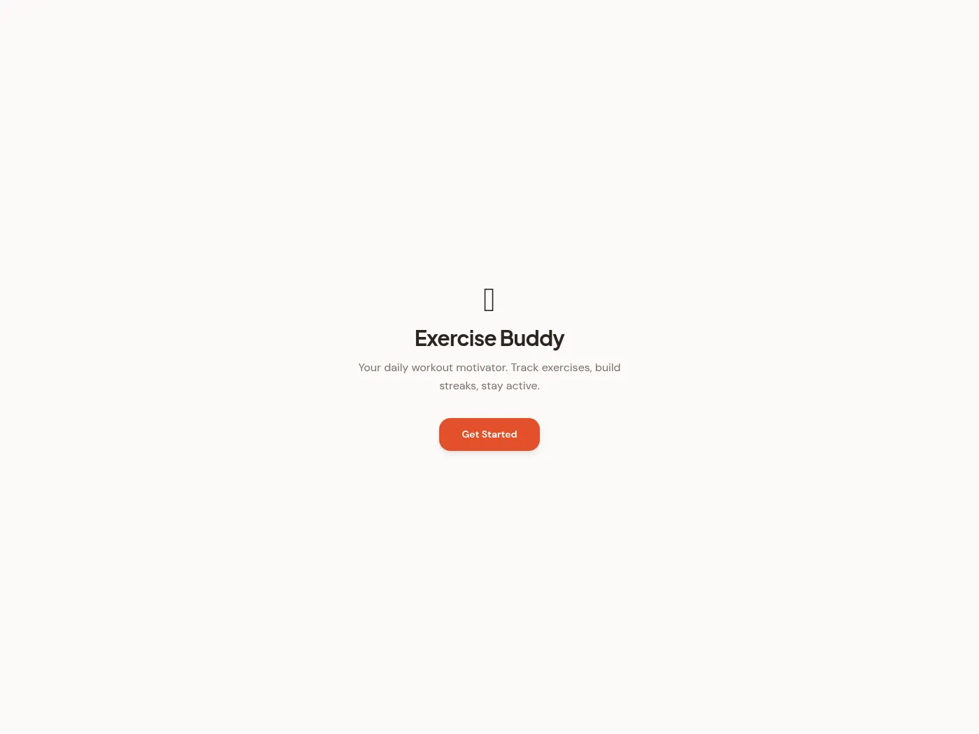 Exercise Buddy