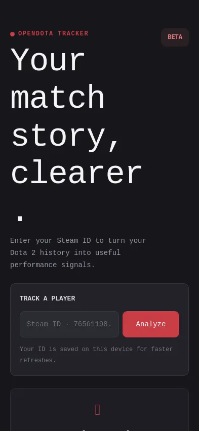 Dota2 Stat Tracker
