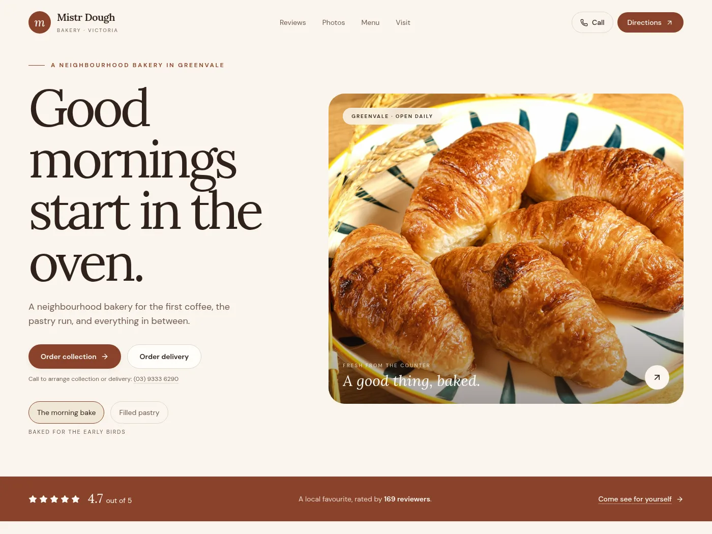 Mistr Dough Bakery Site