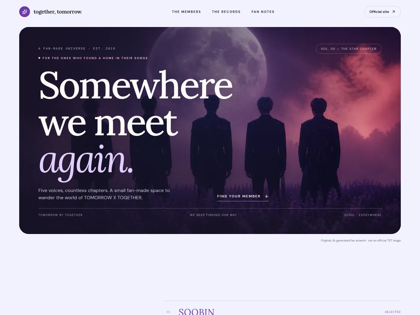 Together Tomorrow Fan Hub