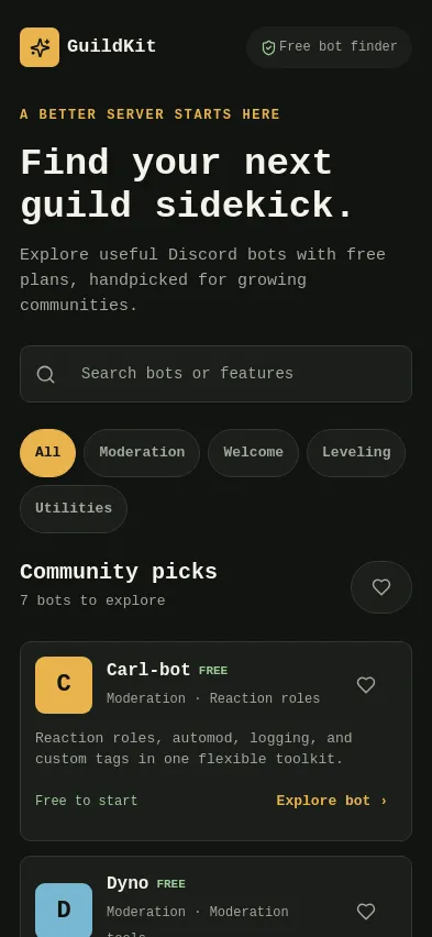 GuildBot Helper
