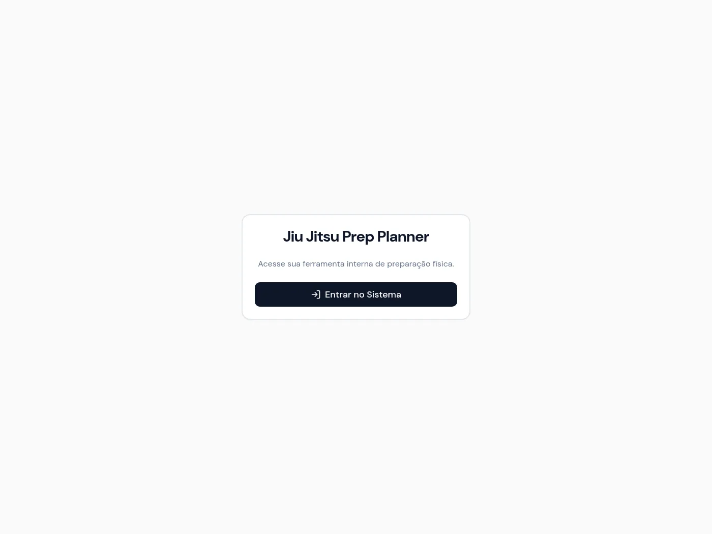 Jiu Jitsu Prep Planner