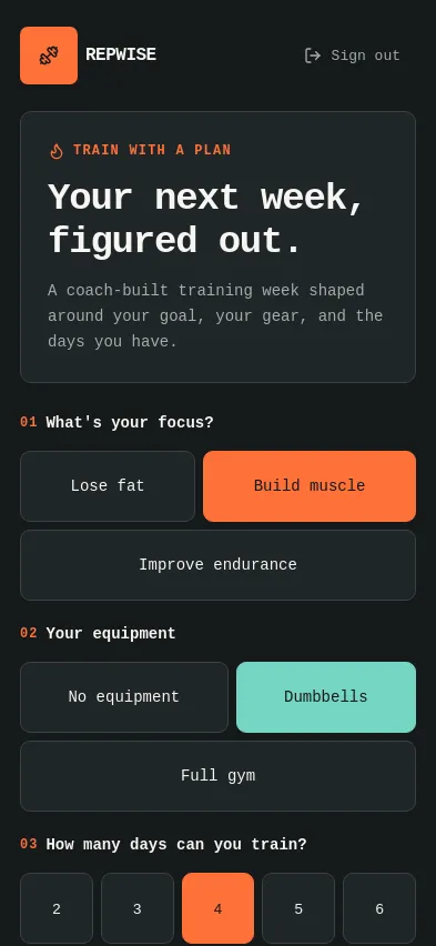 AI Workout Buddy