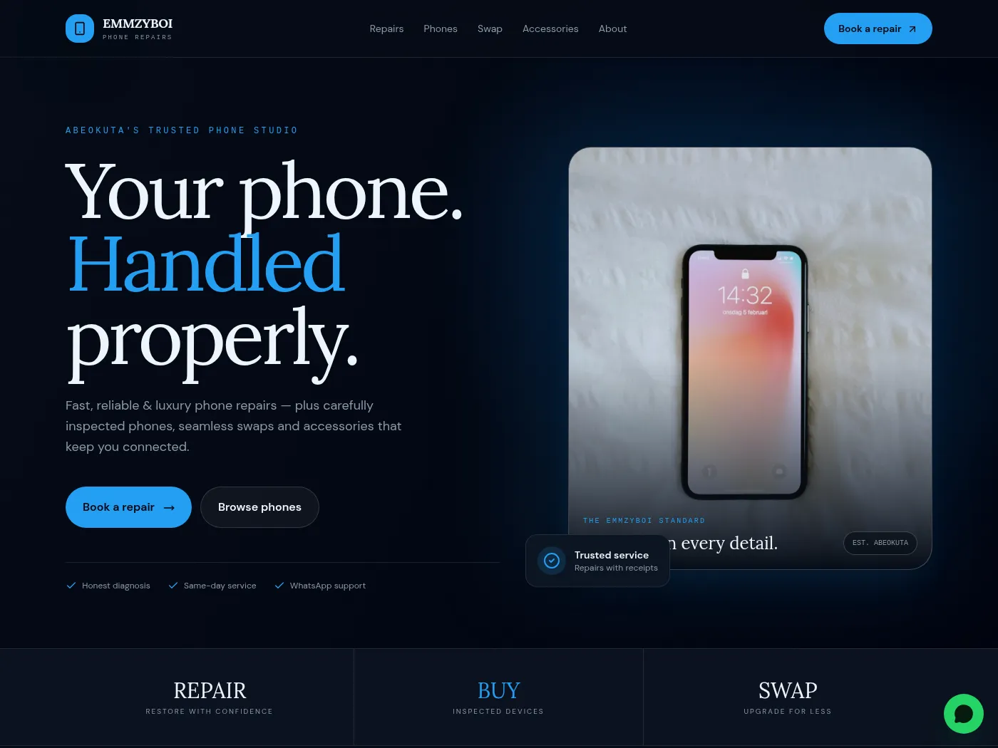 Emmzyboi Phone Repairs Site