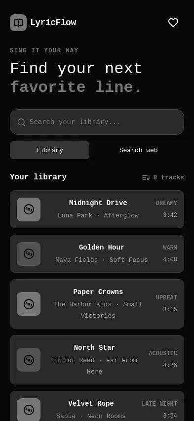 LyricFlow Prompter