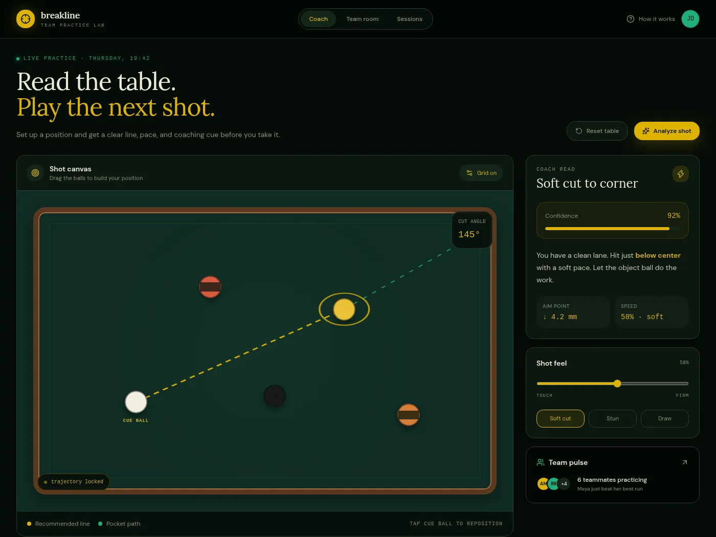 AI Pool Coach