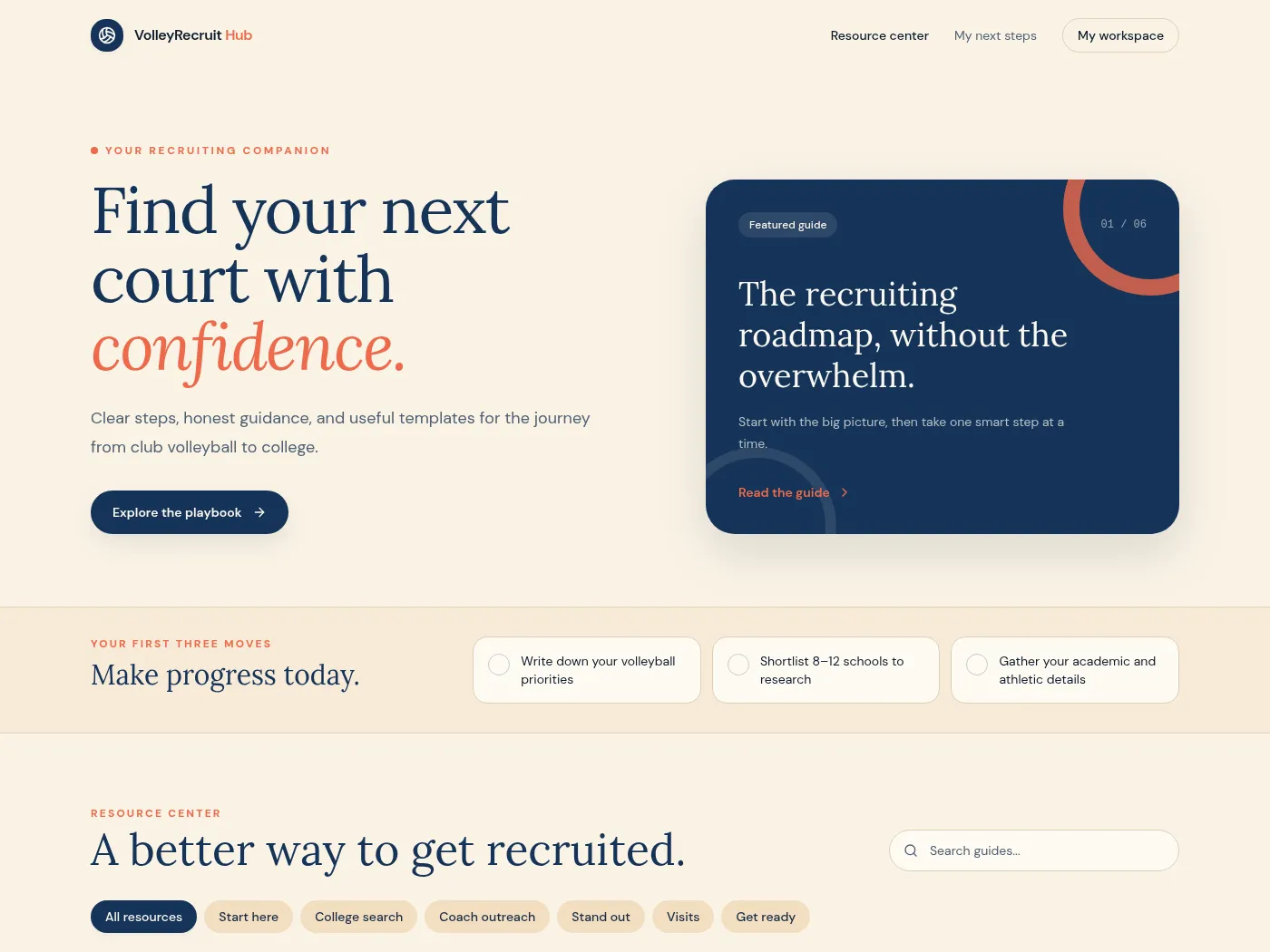 VolleyRecruit Hub