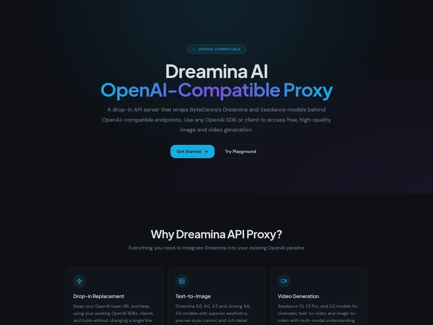 Dreamina API Proxy